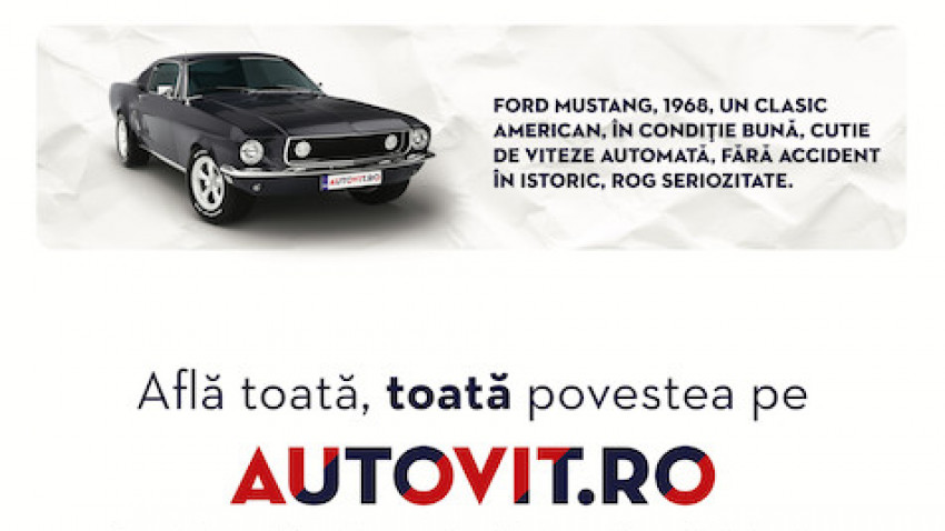 Autovit.ro - Toata, toata povestea. Mustang